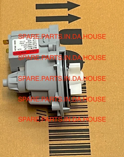 EXPRESS BEKO WASHING Machine Jet Water Drain Pump Motor WMB81241LC WMB ...