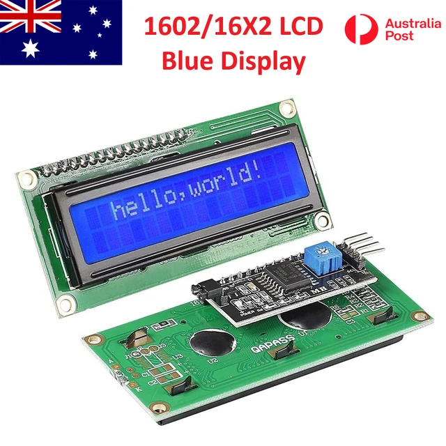 1602 16X2 LCD Display IIC/I2C/TWI/SPI Serial Interface Module For ...