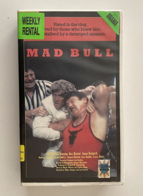 MAD BULL [VHS] Merlin Video CIC Taft Ex-Rental Tape 1977 Wrestling TV ...