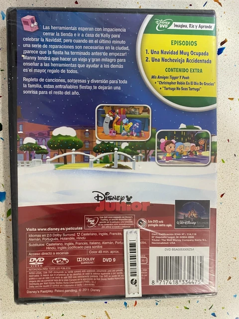 MANNY HANDYMAN DVD Happy Christmas with Manny Disney Junior $29.90 ...