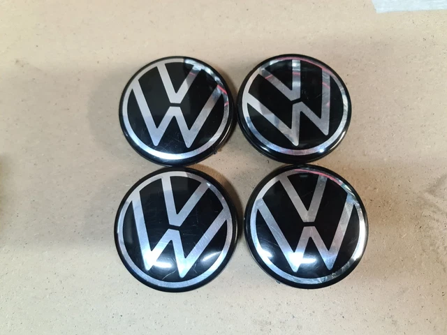 VW ALLOY WHEEL hub centre caps emblem logo 5H0601171 Golf Tiguan Passat ...