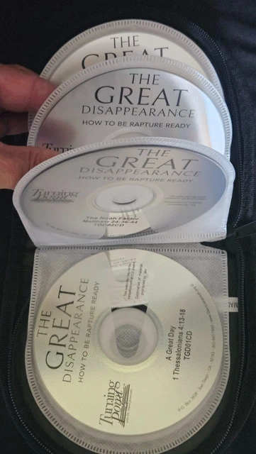 DR. DAVID JEREMIAH The Great Disappearance CD Set Bible Prophecy. Bonus ...