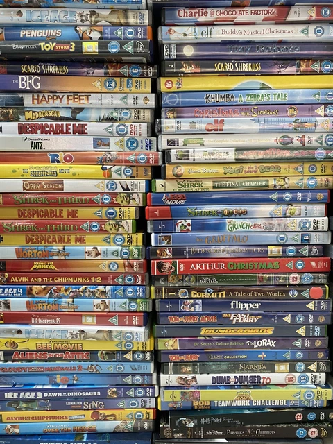 10X KIDS DVD Bundle Children's DVDs Christmas Children Toddler Random ...