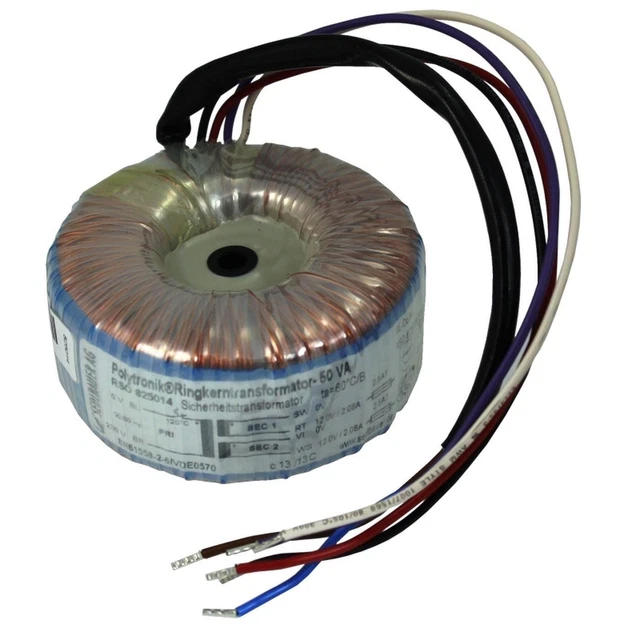RING CORE TRANSFORMER 50VA 230V 2x18V 36V sedlbauer RSO-825016 £33.16 ...