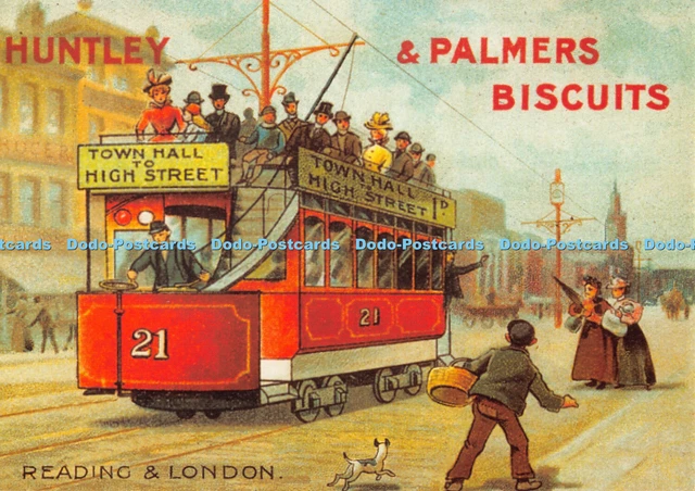 D049738 HUNTLEY AND Palmers Biscuits. Reading and London. Jacob Bakery ...