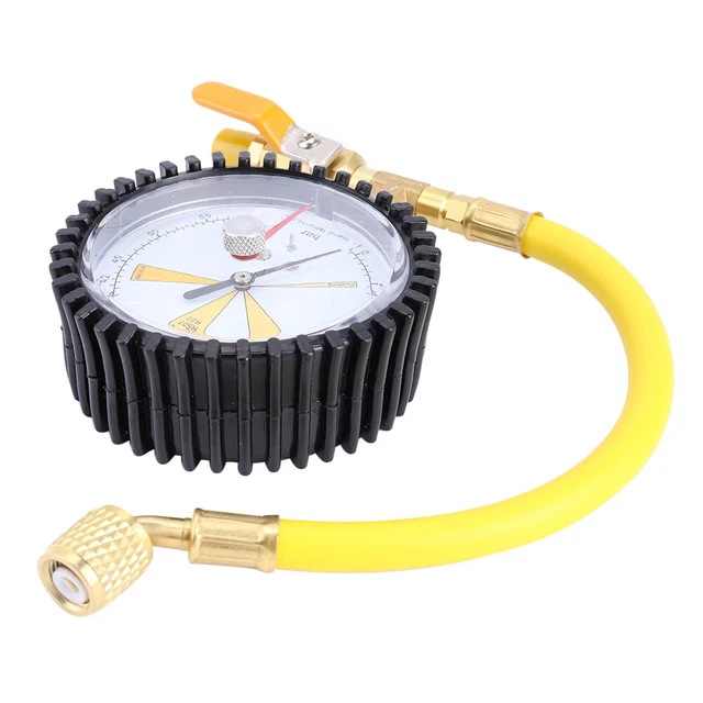NITROGEN PRESSURE GAUGE Flow Meter Gas Flowmeter Dial Pressure Gauge ...