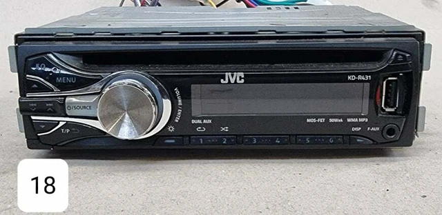 JVC KD-R431 RADIO/HEADER unit/music system/CD player £20.00 - PicClick UK