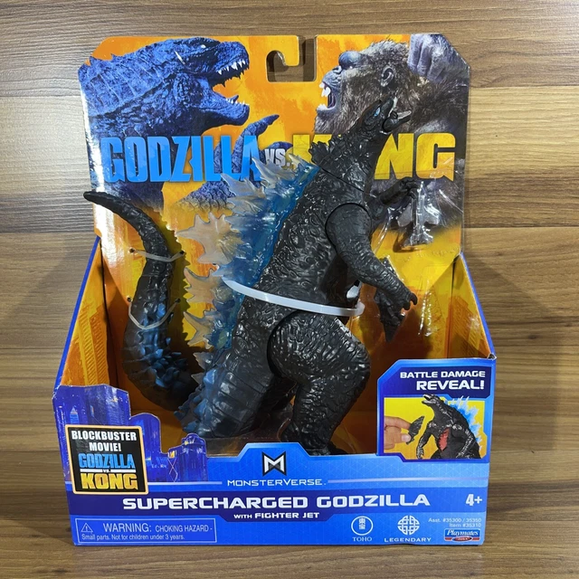 PLAYMATES MONSTERVERSE GODZILLA VS Kong 6" Supercharged Godzilla Action ...