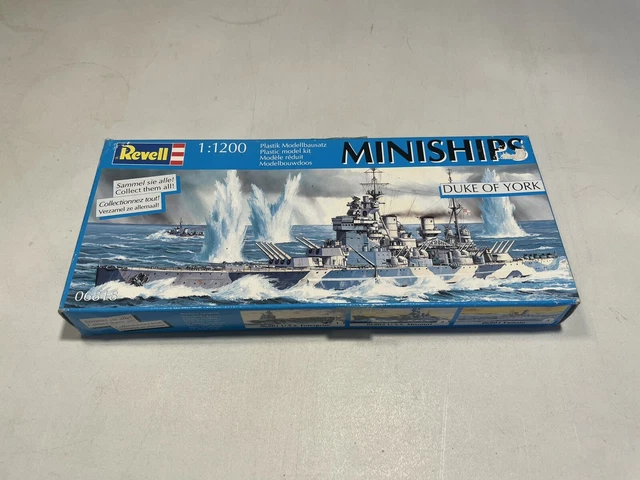 REVELL MINISHIPS 06818 1/1200 Scale H.M.S Duke Of York Model Kit ...
