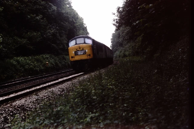 C1970S 1980S BRITISH Rail BR Diesel Electric Loco Railway Slide Ref 841 ...