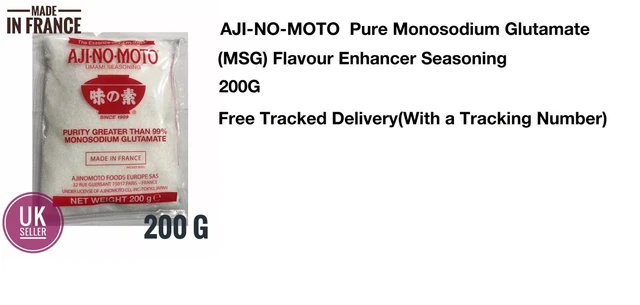 MONOSODIUM GLUTAMATE MSG Umami Flavour Enhancer Seasoning 200g £7.00 - PicClick UK