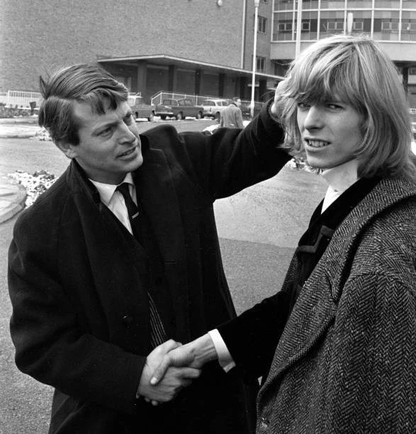 SINGER DAVID BOWIE when he was known as Davy Jones outside BBC- 1965 ...