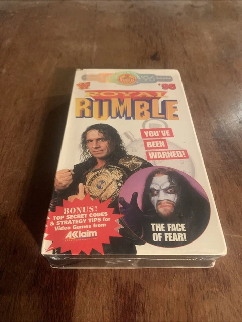 WWF ROYAL RUMBLE 1996 VHS Coliseum Video Tape WWE Bret Hart Undertaker 96 Sealed £157.32 ...