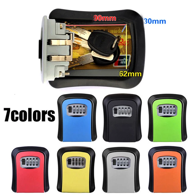 KEY SAFE LOCK Box Combination Wall Mount Security Storage Box 7Color↕ £ ...