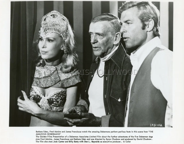 FRED ASTAIRE BARBARA Eden The Amazing Dobermans 1975 9 Photos Original ...