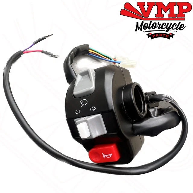 LONGJIA LJ50QT-3L LEFT Hand Handlebar Switch Gear Indicator Horn Light ...