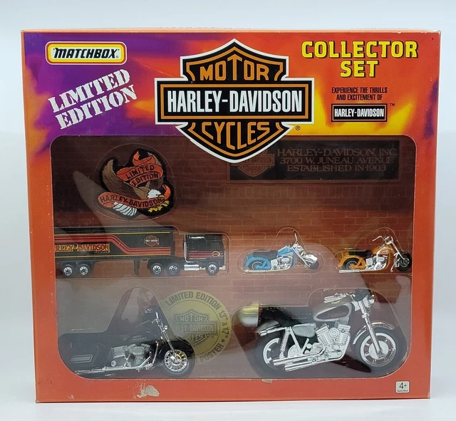 MATCHBOX HARLEY DAVIDSON Motorcycles Limited Edition Collector Set W ...