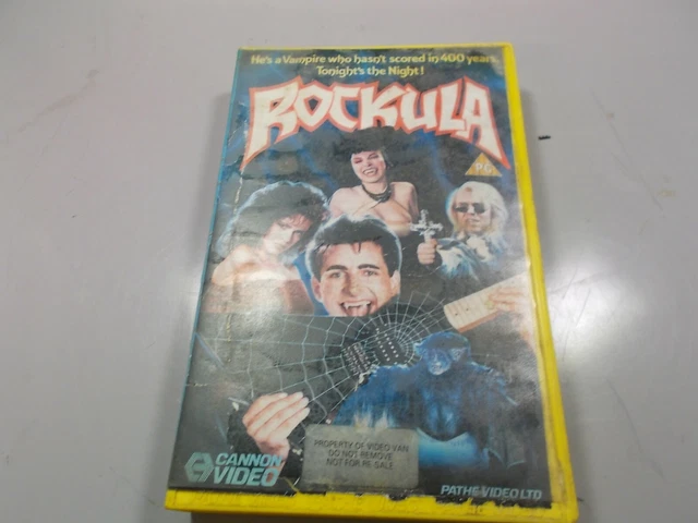 ROCKULA VHS VIDEO - Big Box Ex Rental Retro VHS 1990s Comedy Horror ...