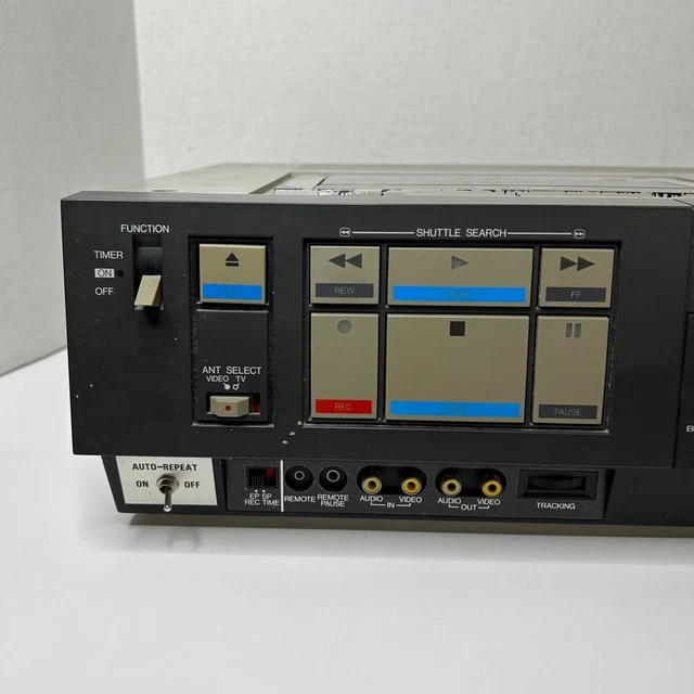 VINTAGE JVC BR-7110U Top-Loading VHS Video Cassette Recorder AS-IS ...