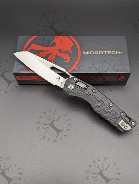 MICROTECH MSI RAM-LOK Tri-Grip Polymer Handle Black Stonewash 210T ...