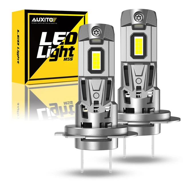 AUXITO SUPER BRIGHT H7 LED Headlight Kit High Low Beam Bulbs 22000LM ...