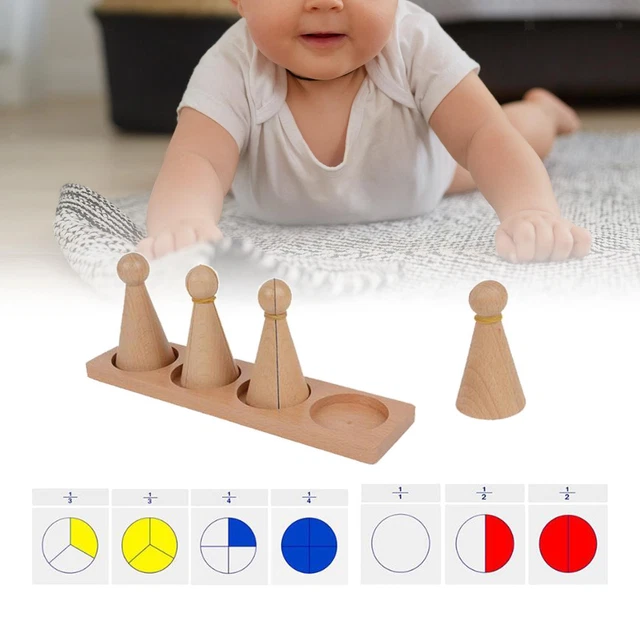MONTESSORI MATH MATERIALS with Peg Dolls Puzzles Toys Shape Sorting for ...