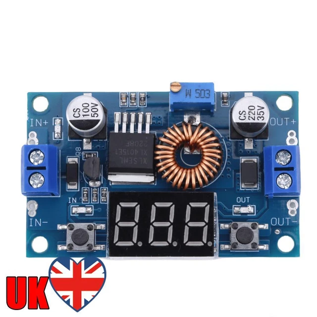 XL4015 DC-DC STEP Down Converter 5A with LED Display 5-36V Electronic Components £5.51 - PicClick UK