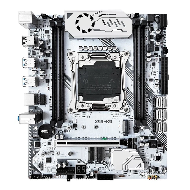 X99 MOTHERBOARD LGA 2011-3 VRM Fan Cooling Supports 4X DDR4 Supports ...