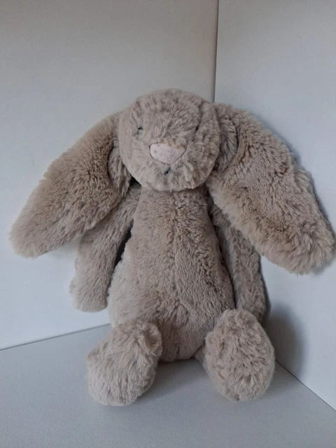 JELLYCAT BASHFUL BEIGE Bunny Rabbit, Small 20cm. Used £16.18 - PicClick UK