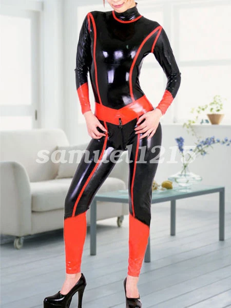 Latex New Rubber Gummi Ganzanzug Full-body Catsuit Socks Bodysuit Suit