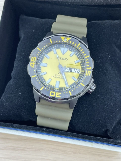 SEIKO YELLOW MONSTER SRPF35K1 Asian Limited Edition Diver's Watch £341. ...