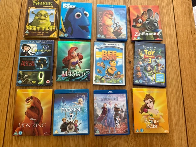 DISNEY MOVIE BUNDLE x12 Zootropolis, Finding Nemo, lion Ling £3.32 ...