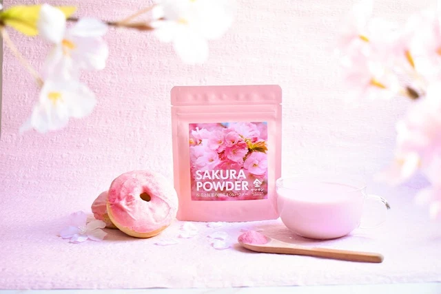 SAKURA CHERRY BLOSSOM Powder - Japanese Drinks, Spring Mix, Japanese ...