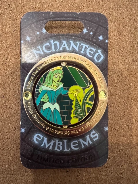 DISNEY PARKS PIN - Enchanted Emblems - Aurora Sleeping Beauty - Limited ...