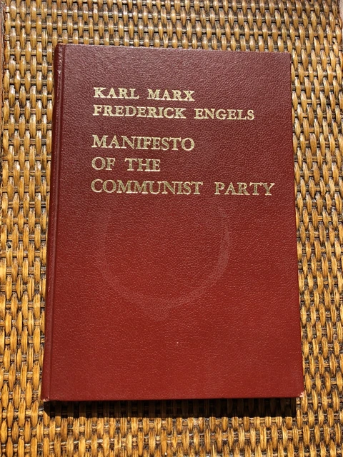 KARL MARX FREDRICK Engels Manifesto Of The Communist Party Vintage 1977 ...