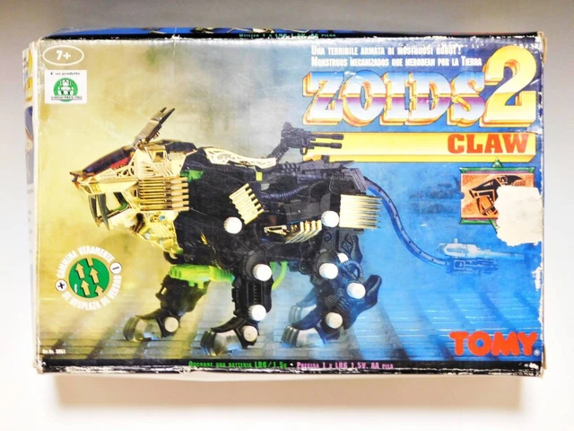 CLAW OLD ZOIDS Shield Liger Gold Plated ZOIDS 2 Not Assembled Rare ...