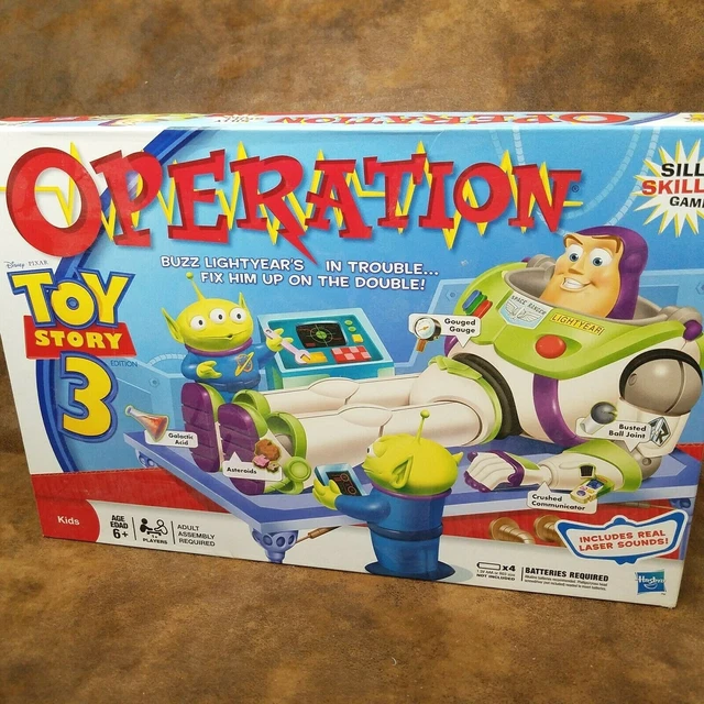 HASBRO DISNEY TOY Story 3 Operation Game Buzz Lightyear Complete £12.59 ...