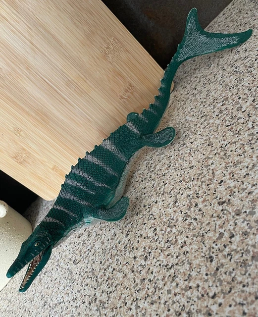 SCHLEICH 15026 MOSASAURUS Dinosaur Plastic Figure Figurine Moveable Jaw ...