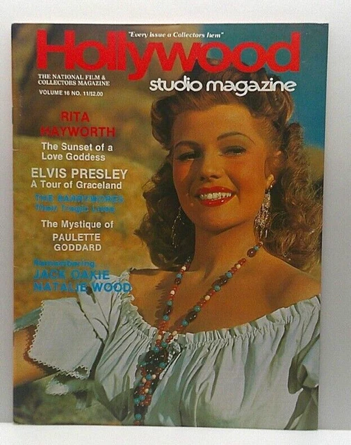 MAGAZINE HOLLYWOOD STUDIO Vol 16 #11 1983 Rita Hayworth Elvis Paulette Goddard EUR 9,31 ...