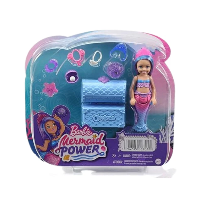 MATTEL BARBIE MERMAID Power Chelsea Doll And Accessories £15.00 ...