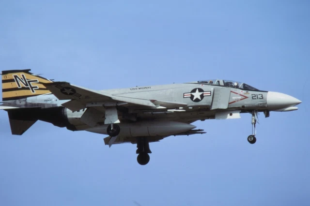 MILITARY AIRCRAFT PHOTOGRAPH McDonnell Douglas F-4 Phantom II (e125) £4 ...