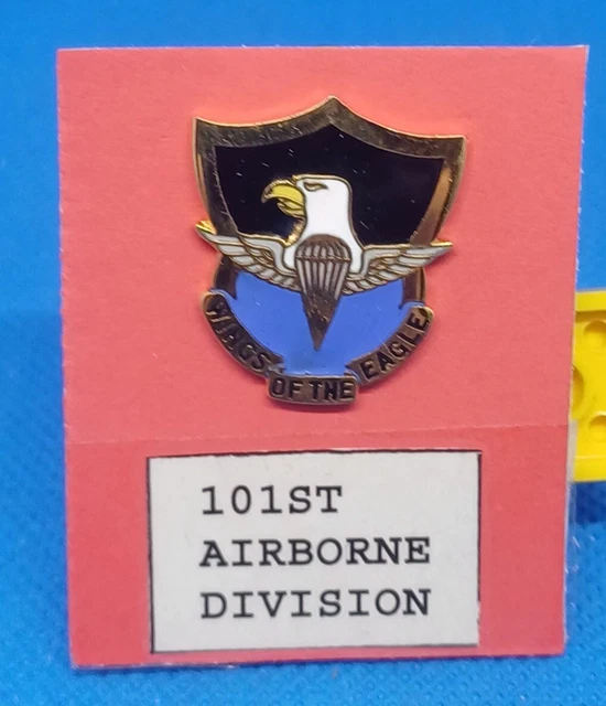 GENUINE US ARMY 101st Airborne Division beret badge DUI DI £6.99 ...