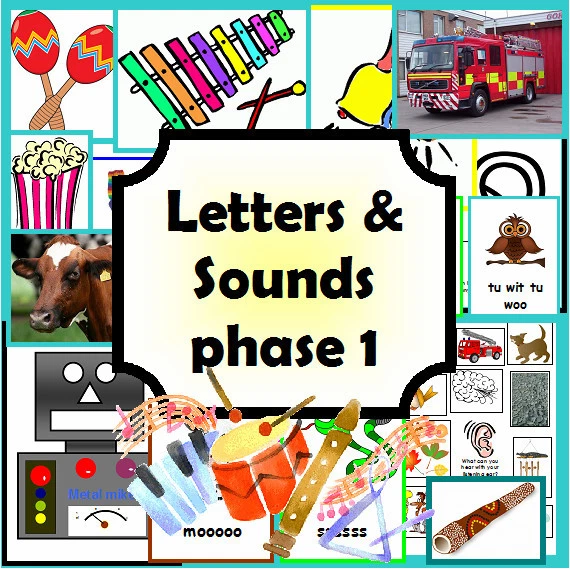 CD ROM LETTERS and Sounds Phase 1 Teaching resource phonics literacy ...