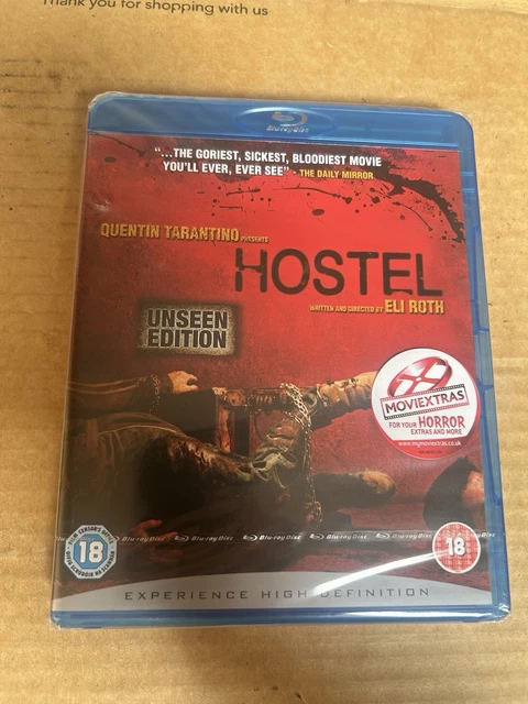 HOSTEL UNCUT (BLU-RAY, 2005) Eli Roth Horror - Brand New Sealed Aus ...