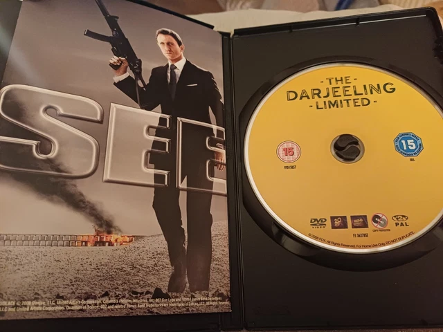 THE DARJEELING LIMITED DVD Adrien Brody, Owen Wilson, Jason Schwartzman ...