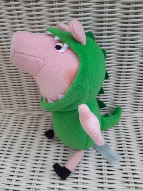 PEPPA PIG GEORGE Pig As Mr Dinosaur Plush Soft Cuddly Toy Teddy 8 ...