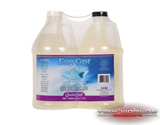 EASY CAST CLEAR Epoxy Casting Resin 1 Gallon Kit - Jewellery, Crafts ...