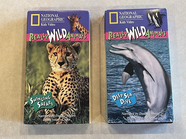 NATIONAL GEOGRAPHIC KIDS Really Wild Animals VHS Lot 2 (Tapes Tested) £ ...