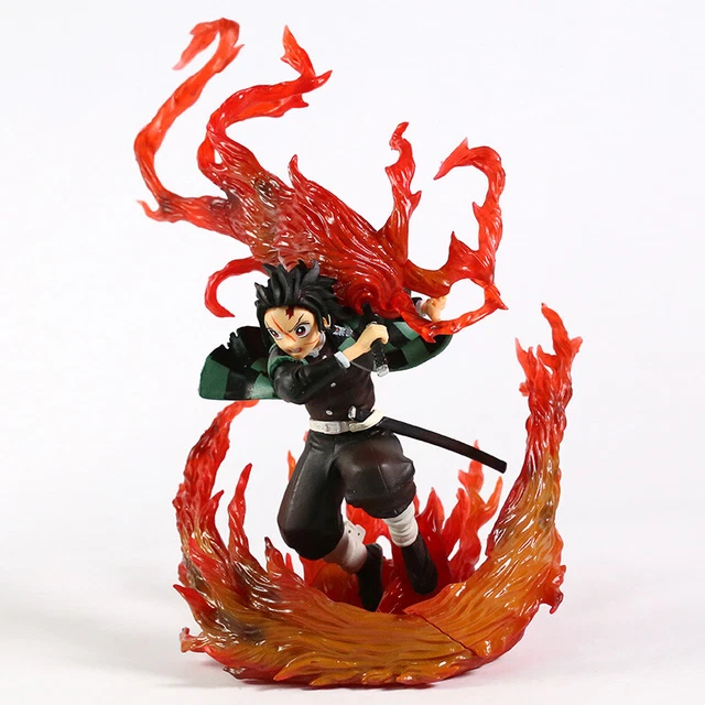 DEMON SLAYER - Figura Kamado Tanjiro flame sword effect Anime figure 22 ...