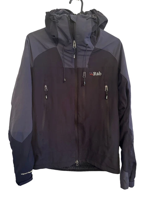 MEN’S BLACK RAB Vapour Rise Guide Pertex Jacket - Size Small £79.99 ...